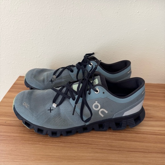On Running | Shoes | On Cloud X 3 Blue Athletic Sneakers | Poshmark